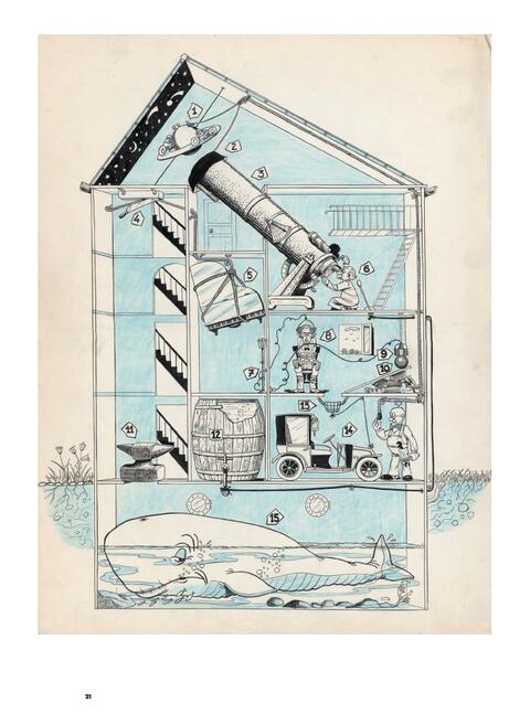 Artbook Marcel Gotlib | Vooruitblikken | Stripspeciaalzaak