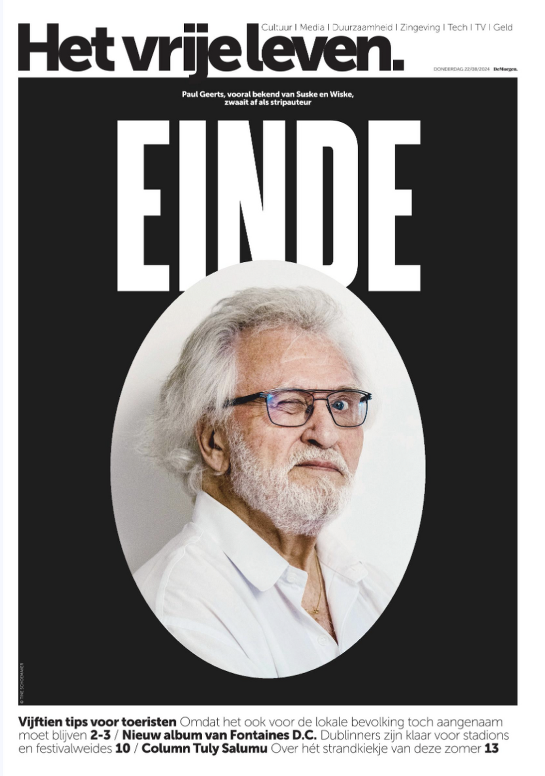 “Laatste" strippublicatie van Paul Geerts | Vooruitblikken ...