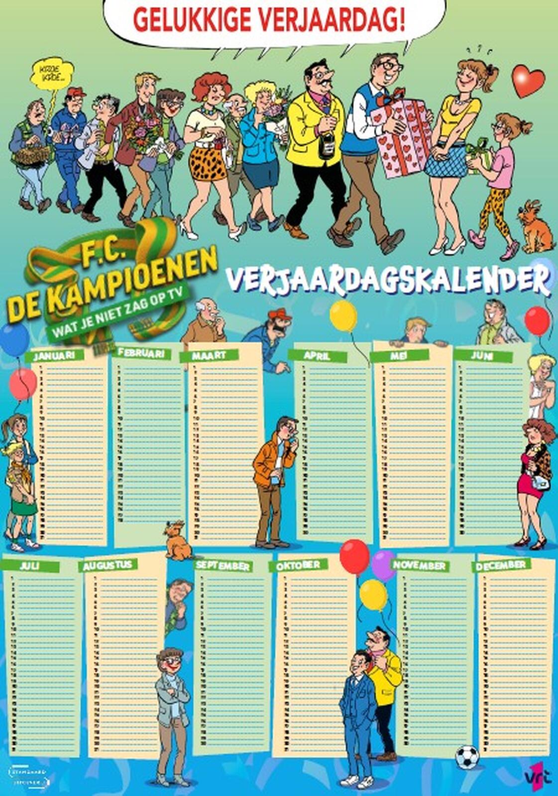 Nooit verfilmd tv-seizoen F.C. De Kampioenen in 8 stripverhalen ...
