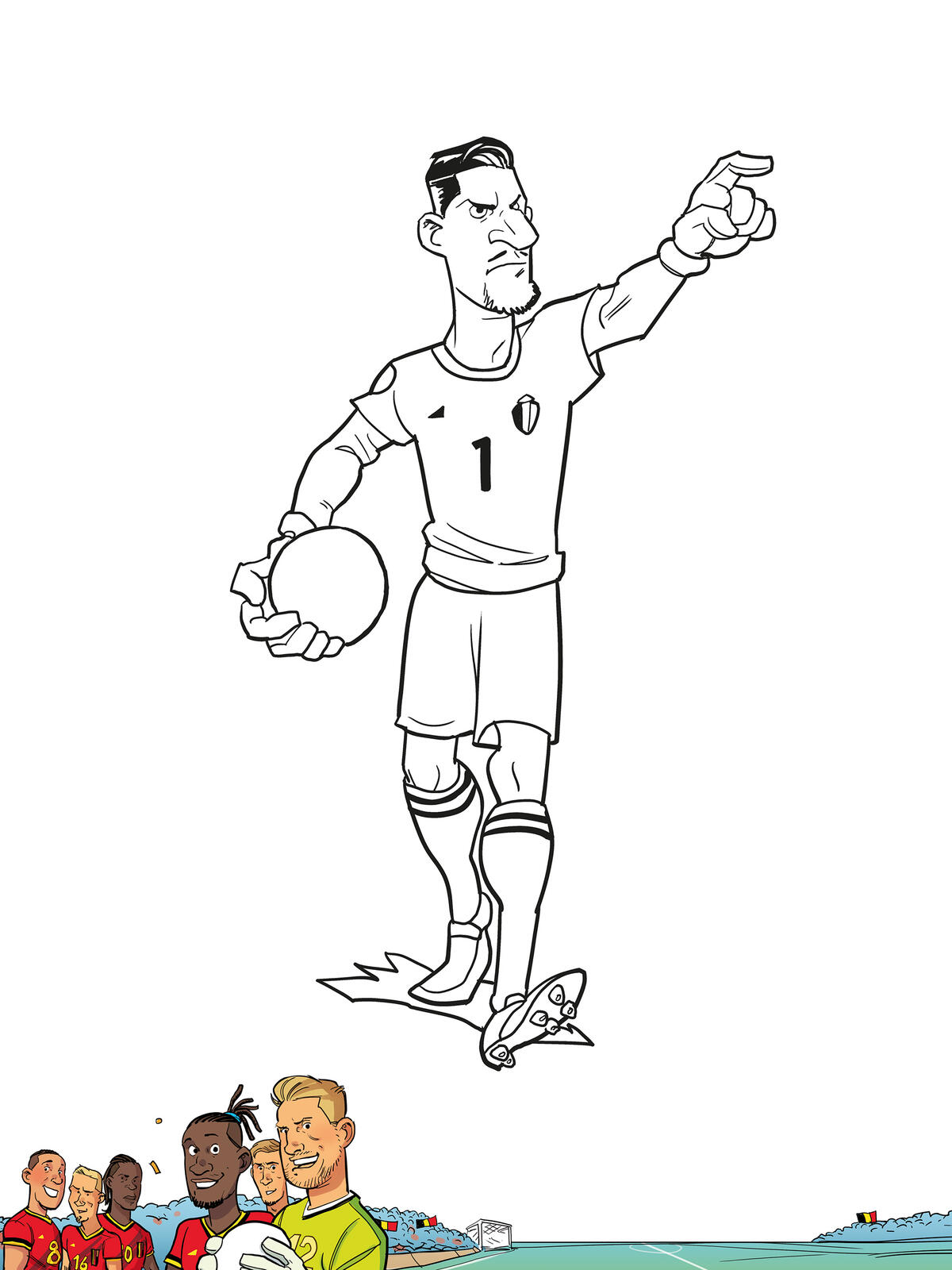 De Rode Duivels: Kleurboek | Pas verschenen | Stripspeciaalzaak