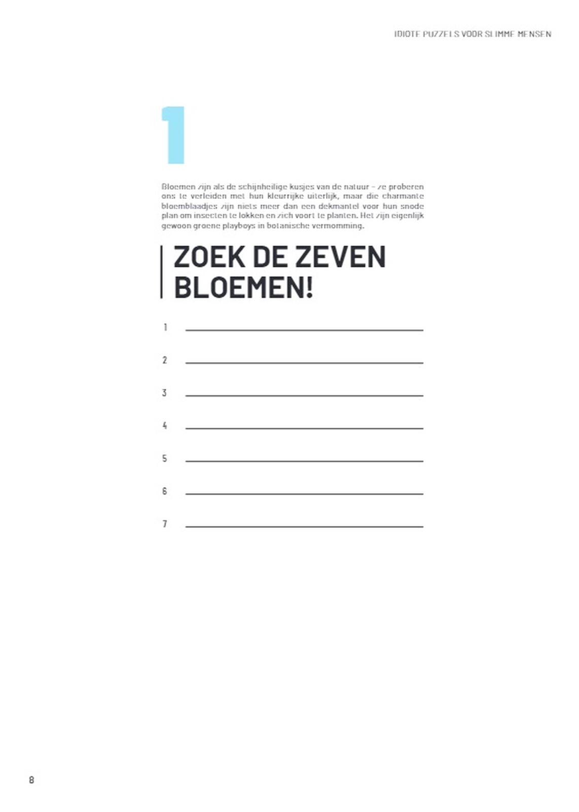 Idiote Puzzels voor Slimme Mensen | Pas verschenen | Stripspeciaalzaak