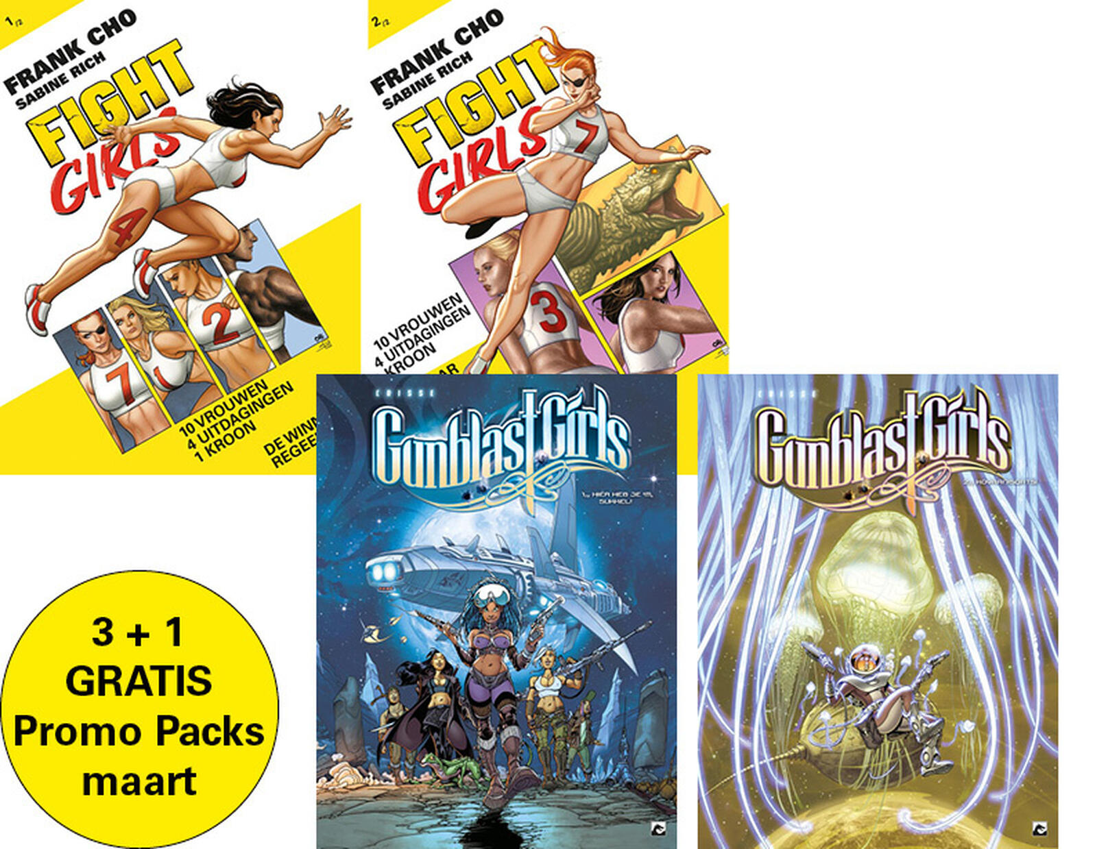 Fight Girls 1-2 / Gunblast Girls 1-2 (voordeelpakket) | Pas verschenen ...