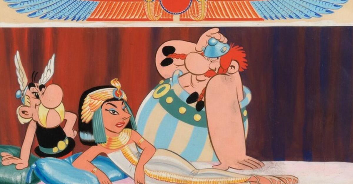 Cover Asterix en Cleopatra wordt geveild | Algemeen | Stripspeciaalzaak
